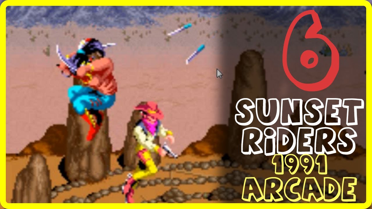 Sunset Riders 1991 Arcade - Subiendo la montaña de los indios - YouTube