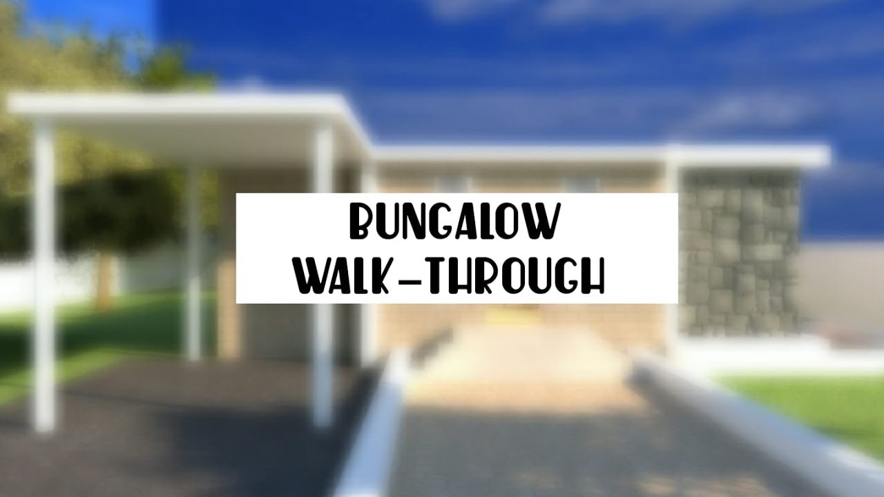 Bungalow walk-through(rendered) -- Declan Designs - YouTube