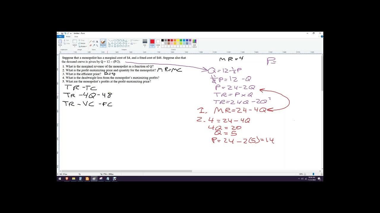 How to find marginal revenue function from demand function and profit ...