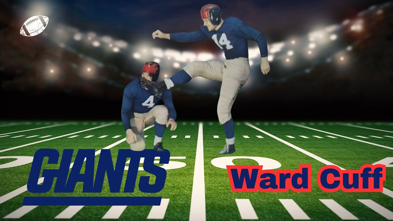 How Ward Cuff Became the Giants' Secret Weapon #nflhistory #nygiants ...