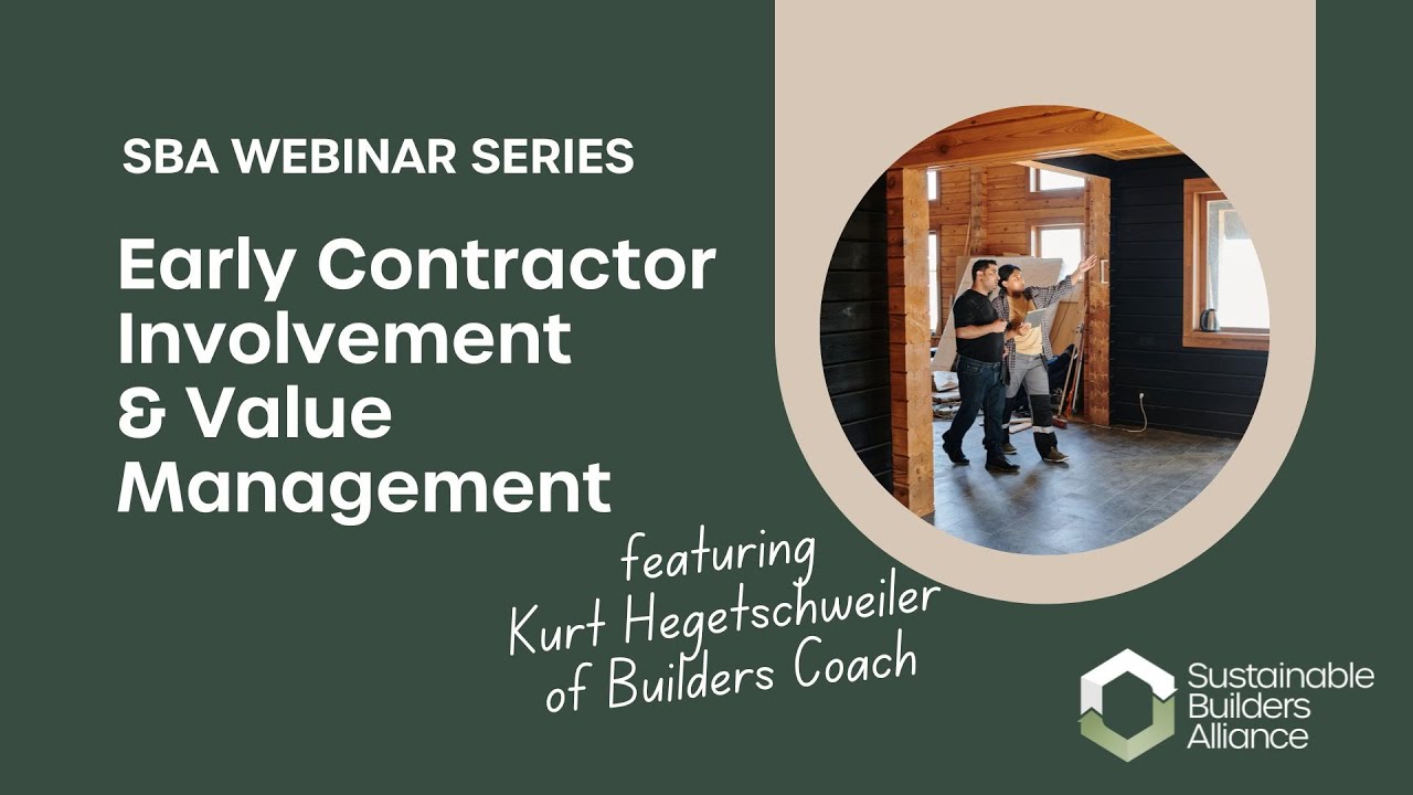 Builders Coach Value Management Webinar - YouTube
