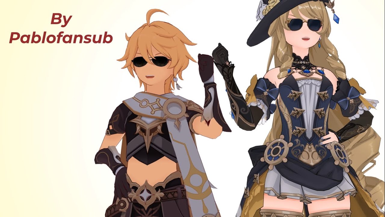 ¡Navia y Aether listos para trabajar! - Genshin Impact Mini Stories ...