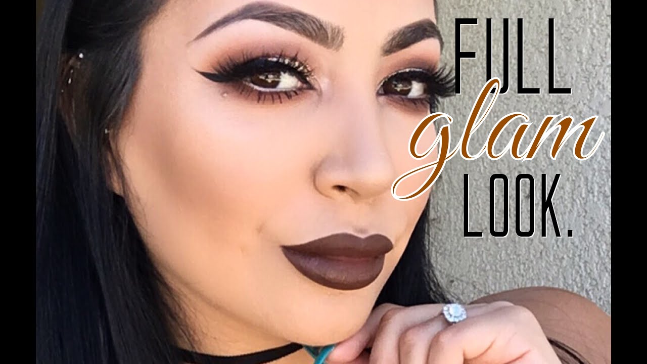 Full Glam Look. - YouTube
