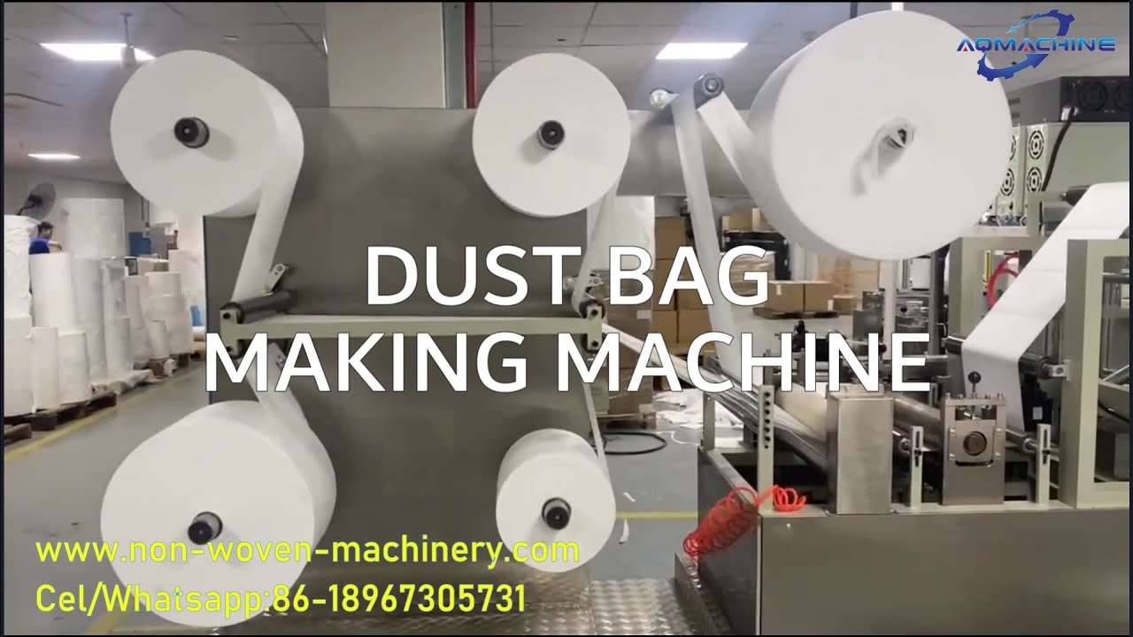 Non Wowen Dust Bag Machine |Dust Bag Folding Machine |Dust Bag Making ...