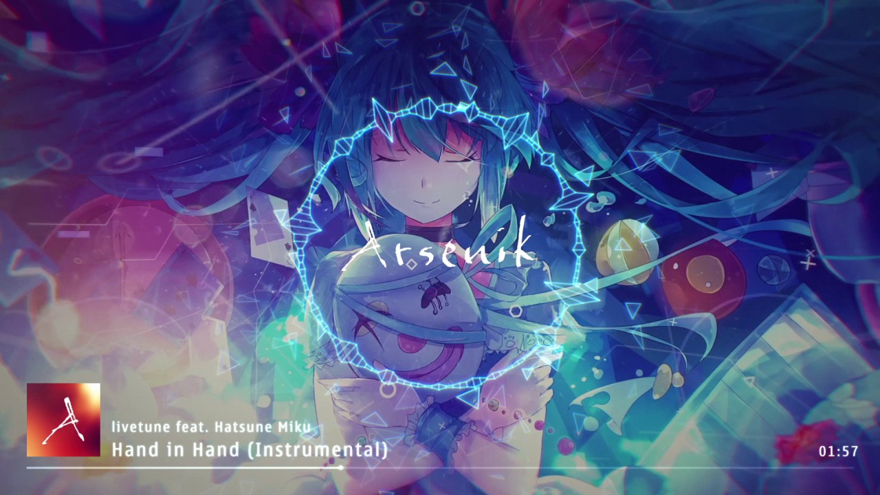 livetune feat. Hatsune Miku - Hand in Hand (Instrumental) - YouTube