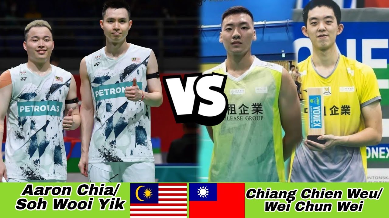 Amazing Match Aaron Chia/Soh Wooi Yik (MAS) vs Chiang Chien Wei/Wei ...