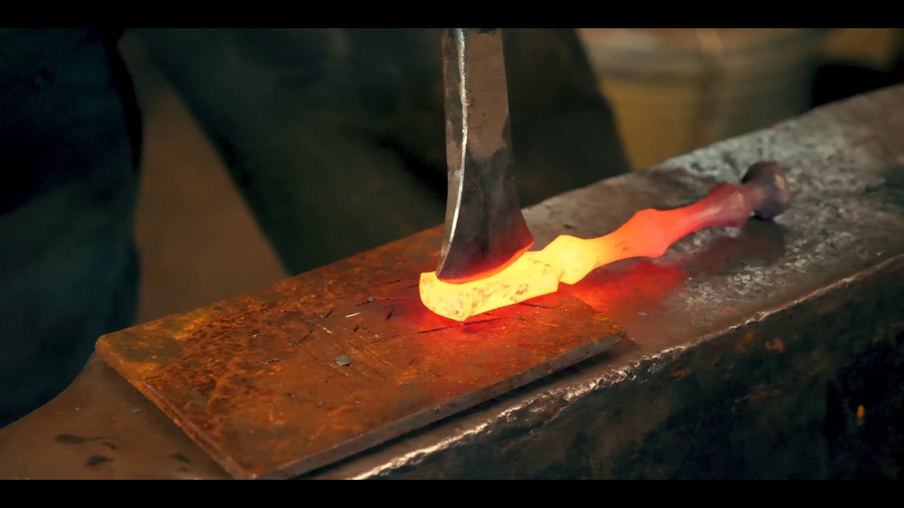 Forging Silverware - YouTube