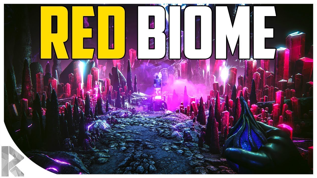 The WORST Biome EVER - Where to find Red Gems - Ark Aberration ...