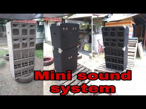 Mini sound system..size d8 for mcv,size d10 for midhi..(box only) - YouTube
