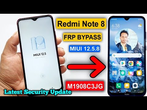 Mi Note 8 FRP Bypaas Latest Security Update 2024 || Redmi Note 8 Google ...
