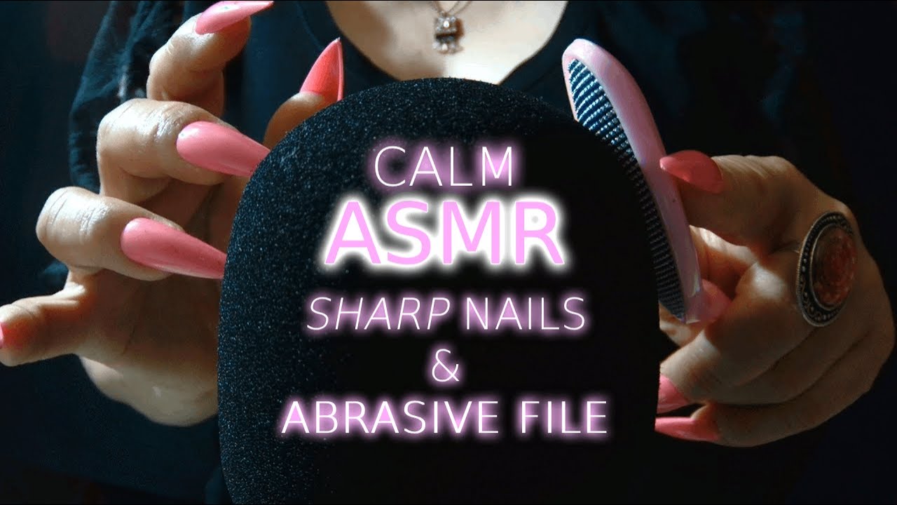 Calm ASMR | Slow and Powerful Scratching with Long & SHARP Nails and a ...