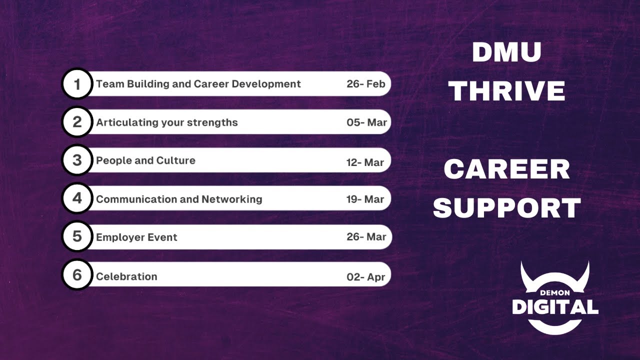 DMU Thrive: Career Support Program for Disabled Students - YouTube