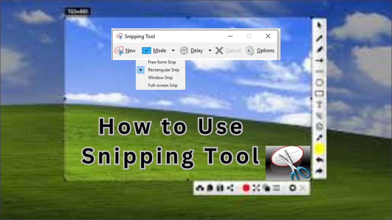 How to use Snipping Tool | Windows screenshot tool - YouTube