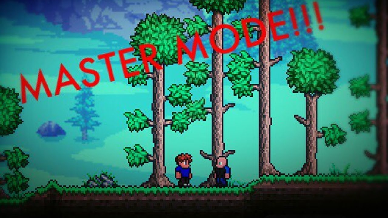 Playing Terraria MASTER MODE! - YouTube