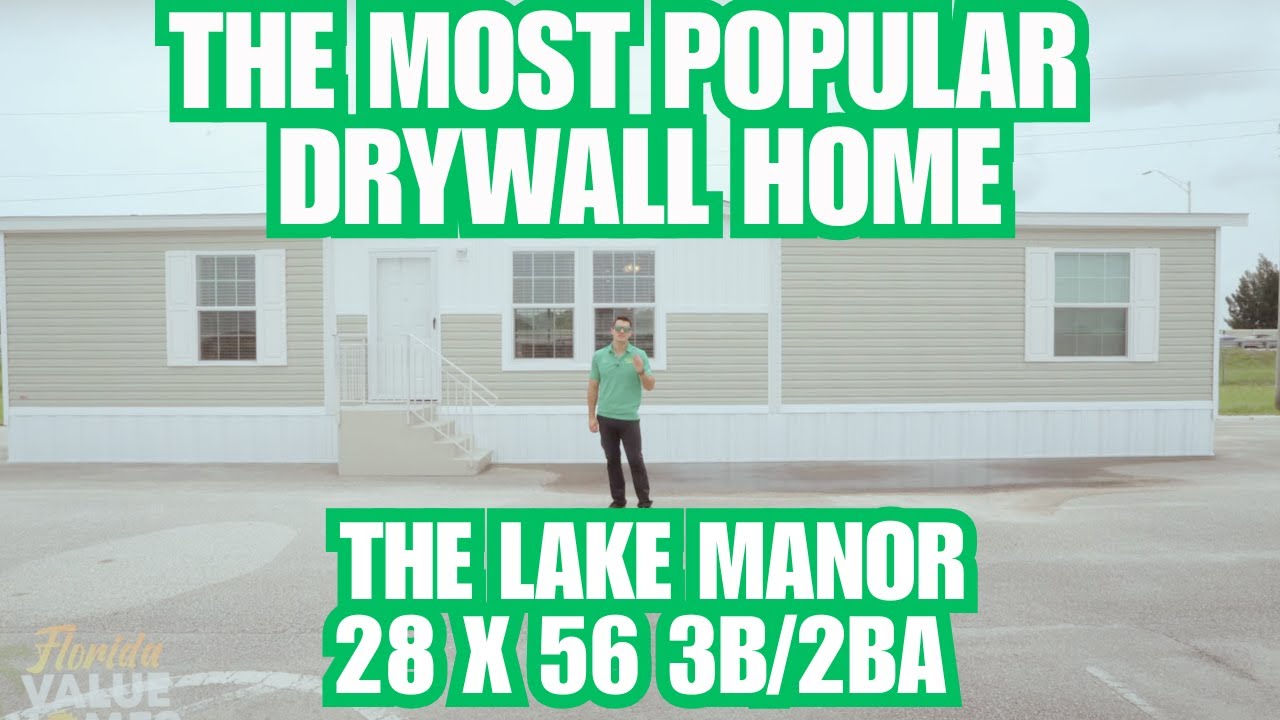 Champion Drywall 28 x 56 Home Tour | 3-Bedroom Double Wide Manufactured ...