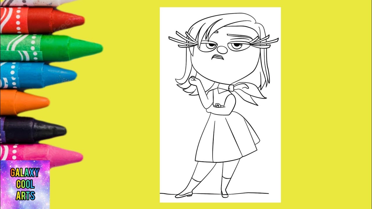 Disgust From Inside Out Coloring Pages #coloring_pages #coloring # ...