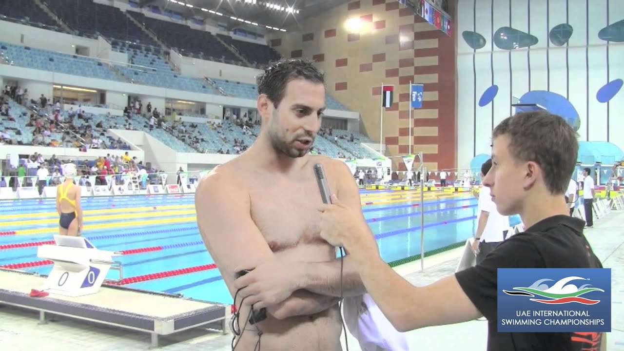 Interview with Milorad Cavic at UAE International Swim Meet, Dubai 2011 ...