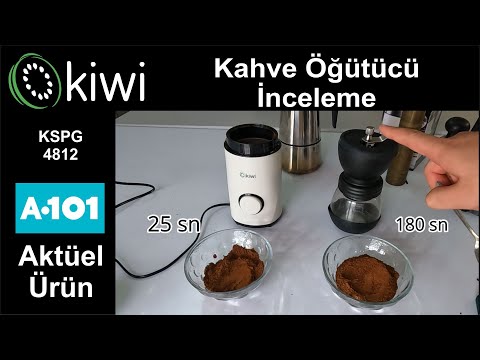 Kiwi Kahve ve Baharat Öğütücü İncelemesi - KSPG-4812 #kiwi #a101 #kahve