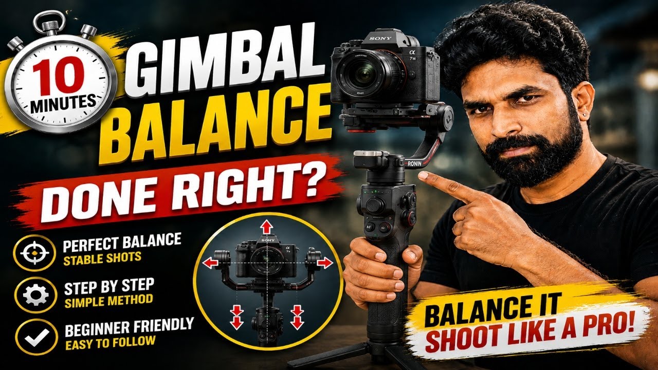Gimbal Balance Secrets REVEALED, step by step || Gimbal balance ఎలా ...