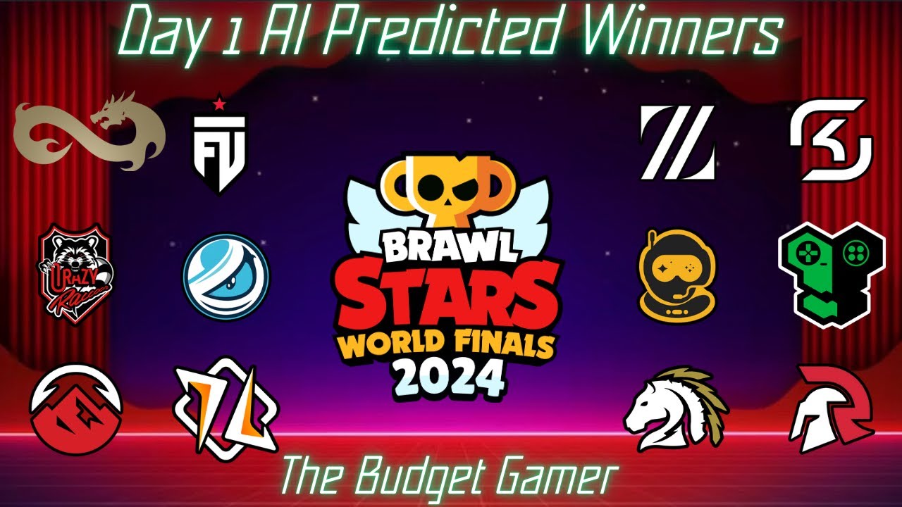 Brawl Stars : World Finals 2024 : AI Predicted Day 1 Winners - YouTube
