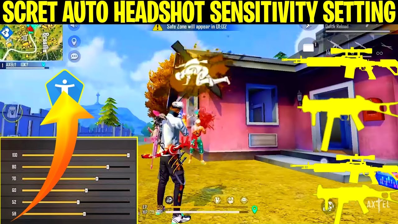 OB40💥 0 Sensitivity vs 100 Senitivity 💥 Fire Button Size 'u' Shape Onetap & Ump Setting ...