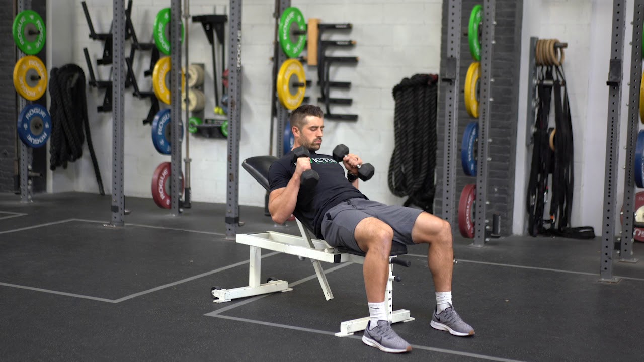Incline Bench Hammer Curls | CrossFit Invictus - YouTube