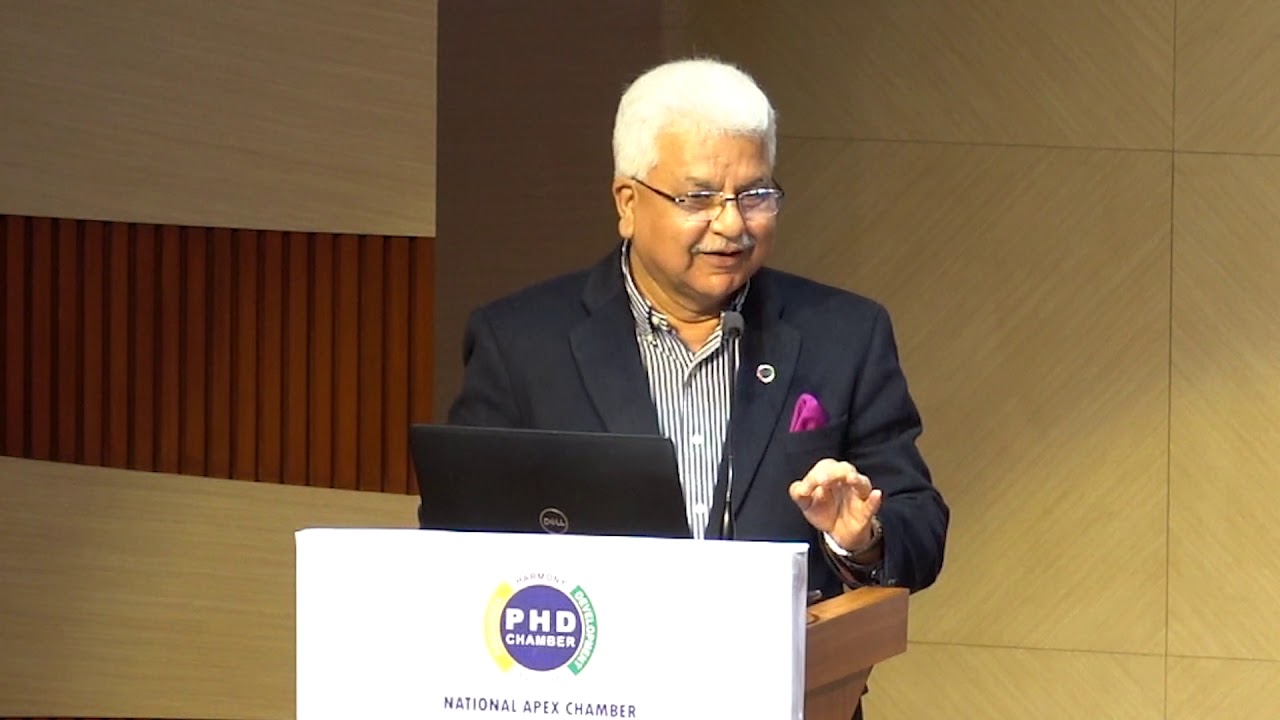 Mr Pradeep Multani, Vice President, PHD Chamber, sharing his views on ...