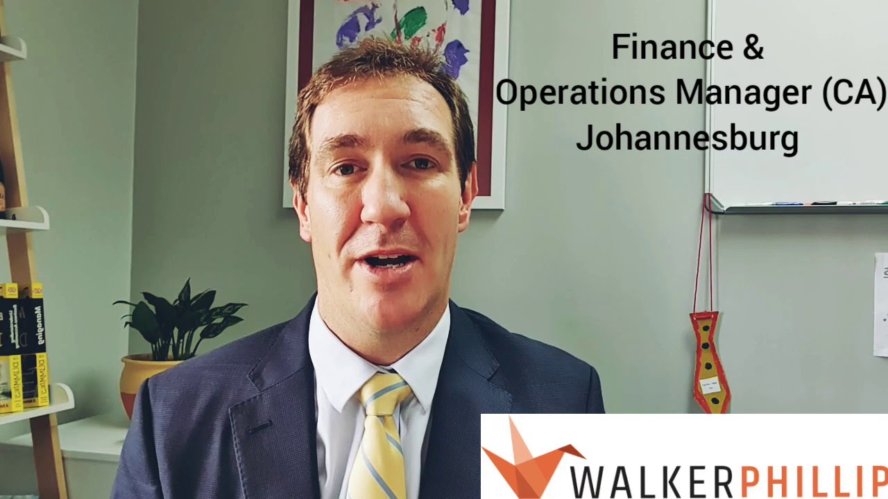 Finance and Operations Manager (CA) - YouTube
