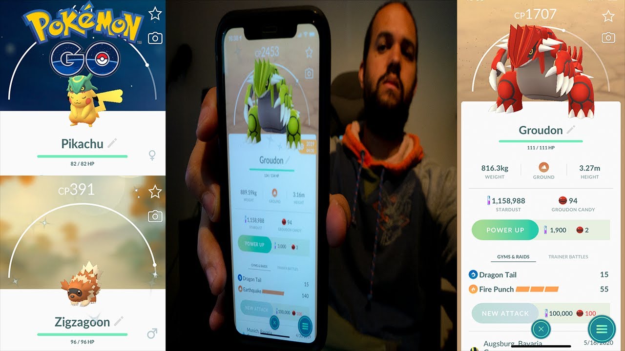 Did I Catch Shiny Groudon? Hoenn Throwback Challenge 2020 - PokemonGO ...