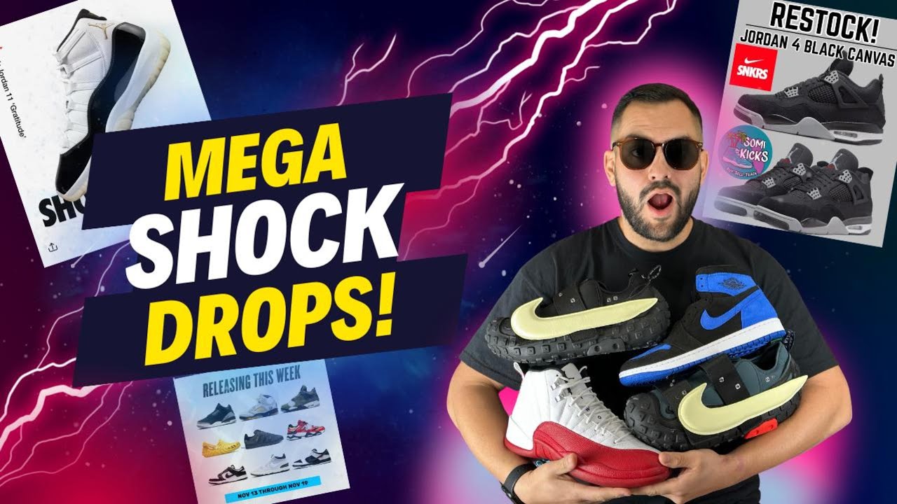 MEGA SHOCK DROP !!! JORDAN GRATITUDE 11 ' s JORDAN 4 CANVAS & DRAKE & J ...