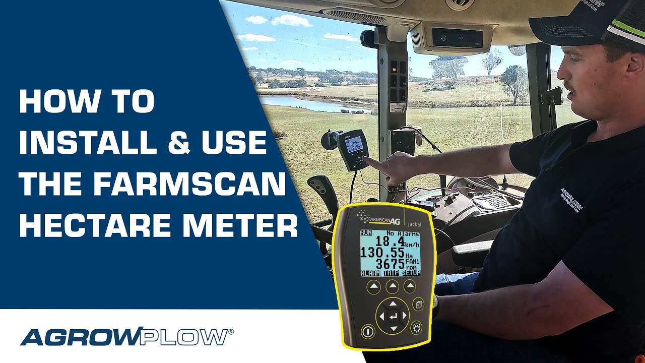 How to Install & Use the Farmscan Hectare Meter (Jackal) | Chapter 6 ...