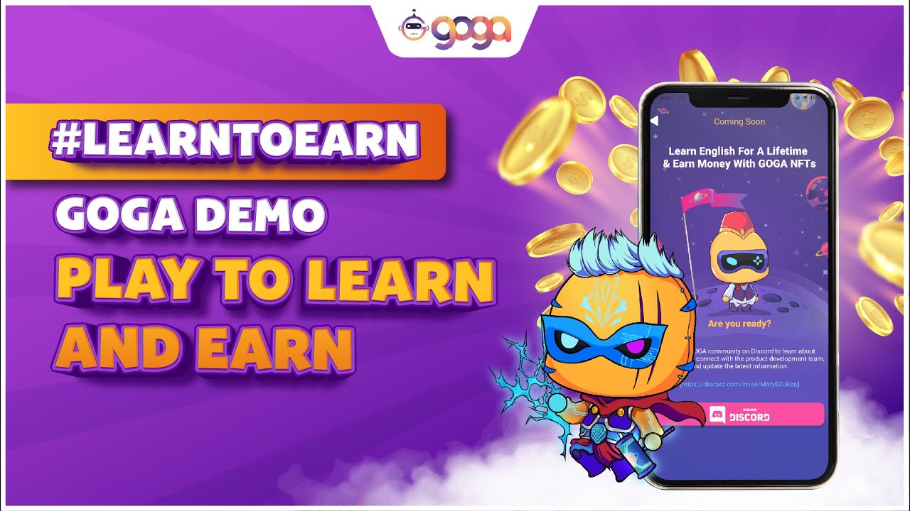 GOGA Demo - Play to learn & earn - YouTube