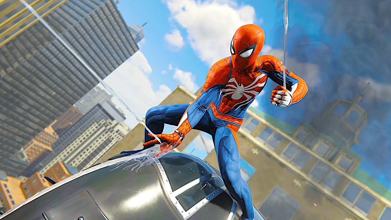 EPIC Helicopter Chase Scene - Marvel's Spider-Man PS5 2023 - YouTube