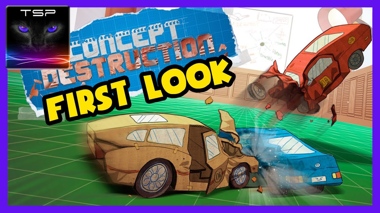 Concept Destruction Demolition Derby with Cardboard Toy Cars - YouTube