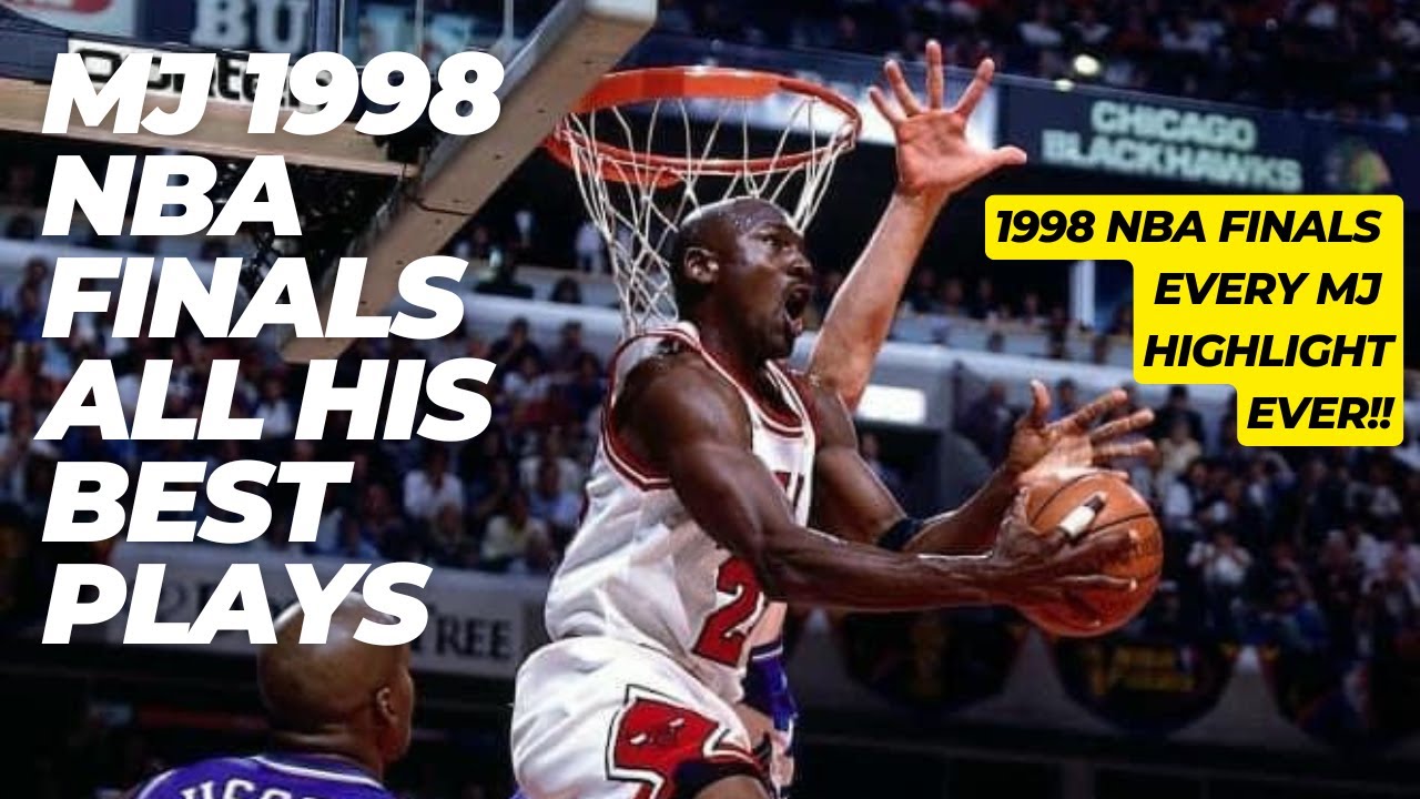 Michael Jordan 1998 NBA Finals All Of His Best Plays Highlights - YouTube