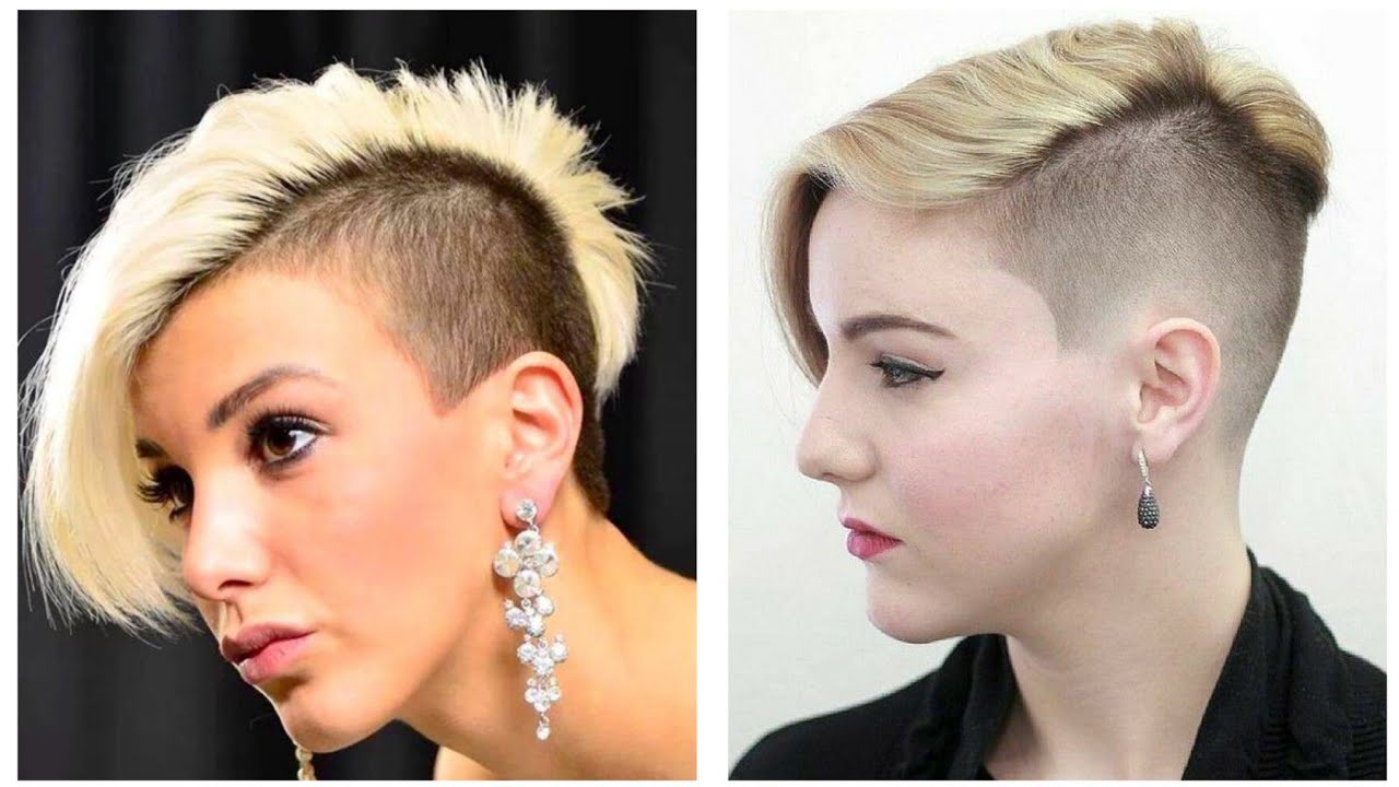 Wonderful Ideas one side undercut Hairstyle for Ladies) - YouTube