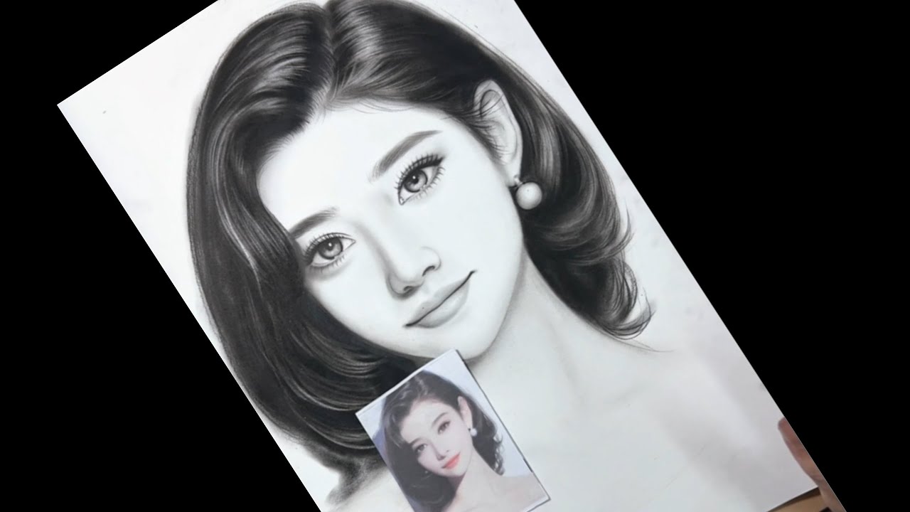 Learn to draw Hyper Realistic Hair Step by step #drawinghair - YouTube