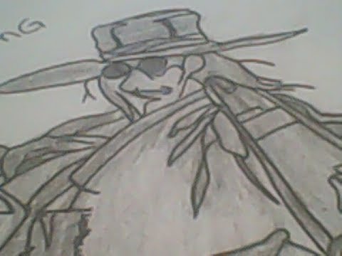 Como hacer a hellsing opening | How to draw Hellsing - YouTube