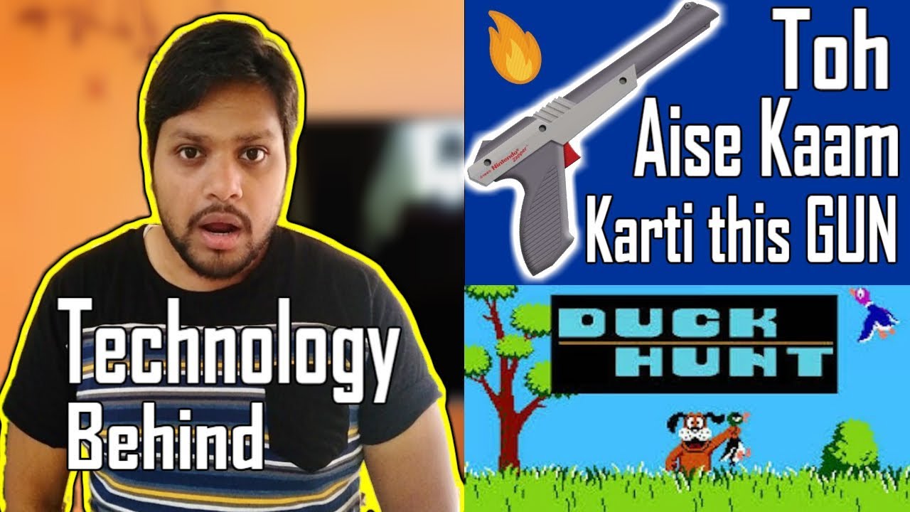 How does the old Nintendo game Duck Hunt gun used to work - YouTube