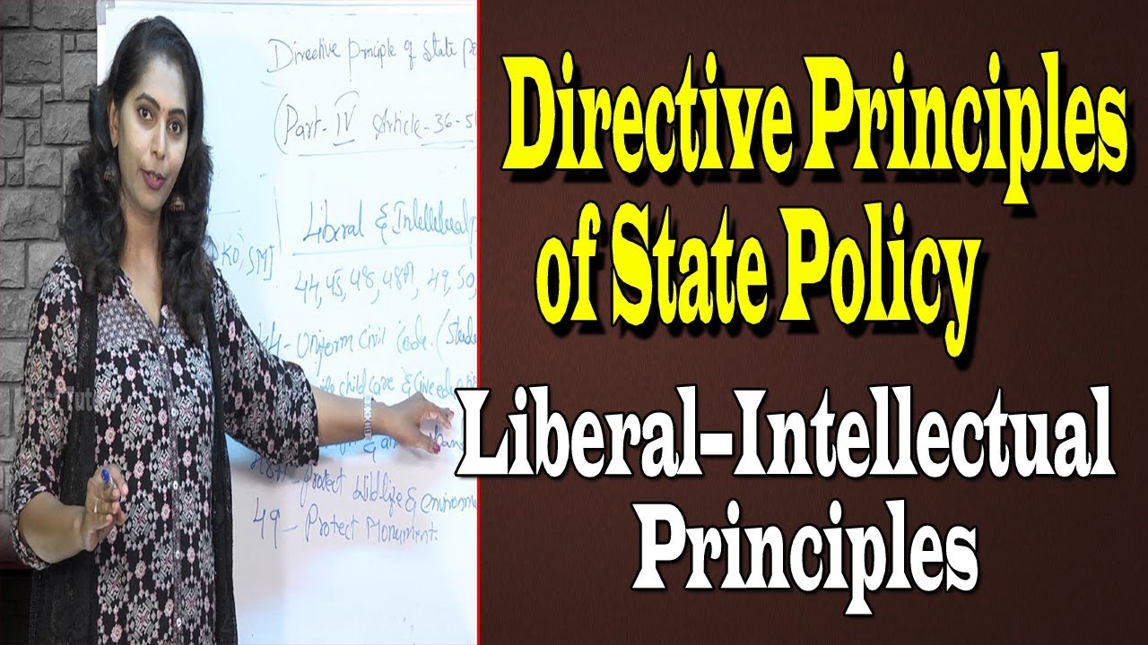 Liberal–Intellectual Principles of Directive Principles of State Policy ...