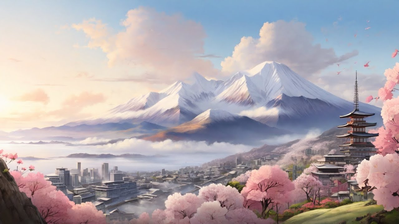 Mountains at Dawn: Japanese Views For TV - Slideshow Screensaver Showcase - 7 Hours, No Sound ...
