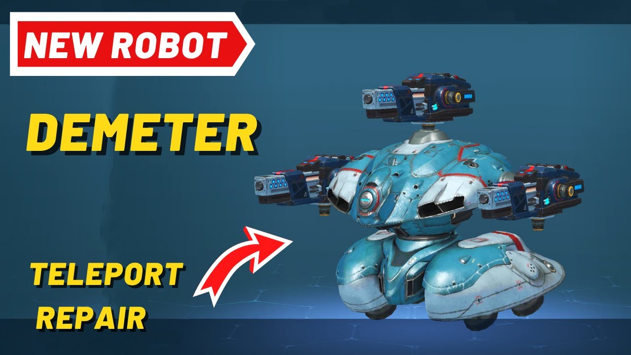 New Robot: Demeter - War Robots Test Server - WR Gameplay - YouTube