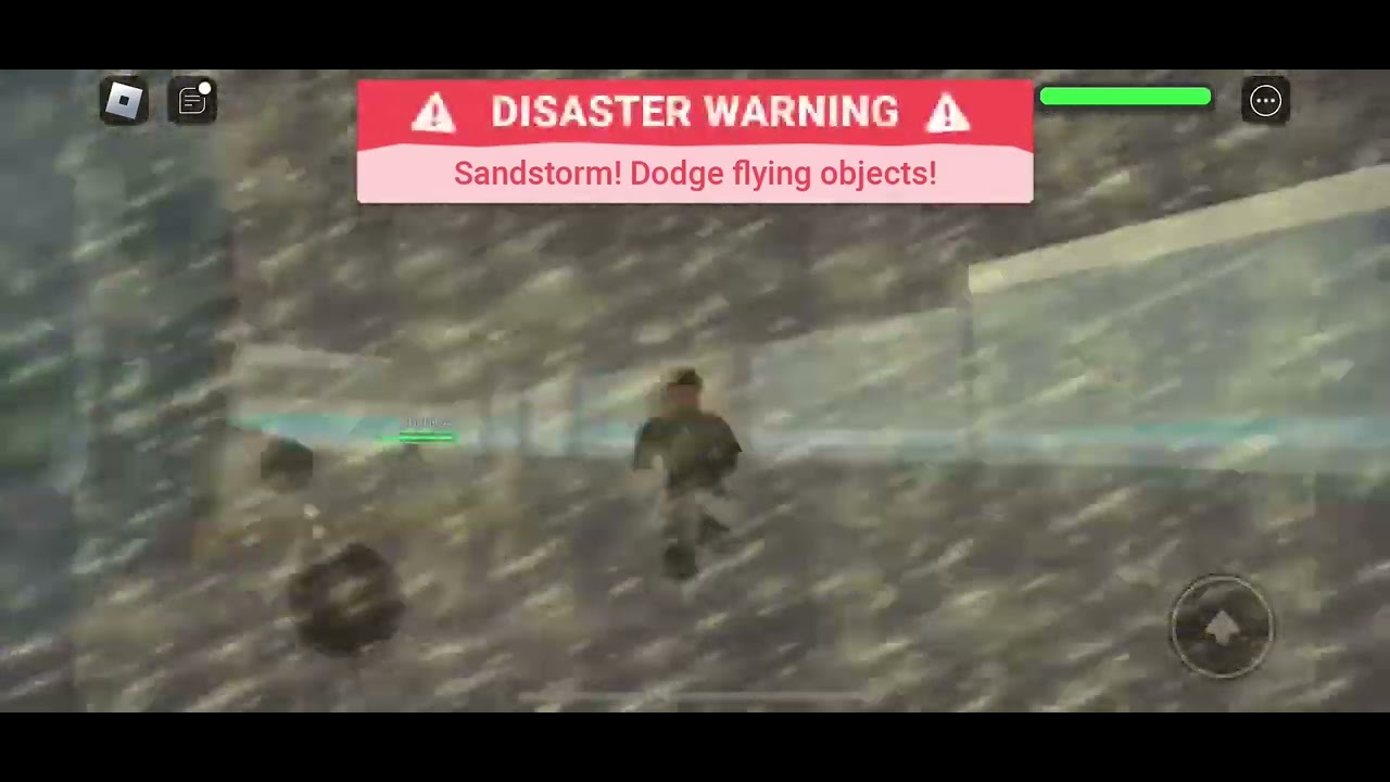 Roblox Natural Disaster Survival - Survive a sandstorm in the glass ...