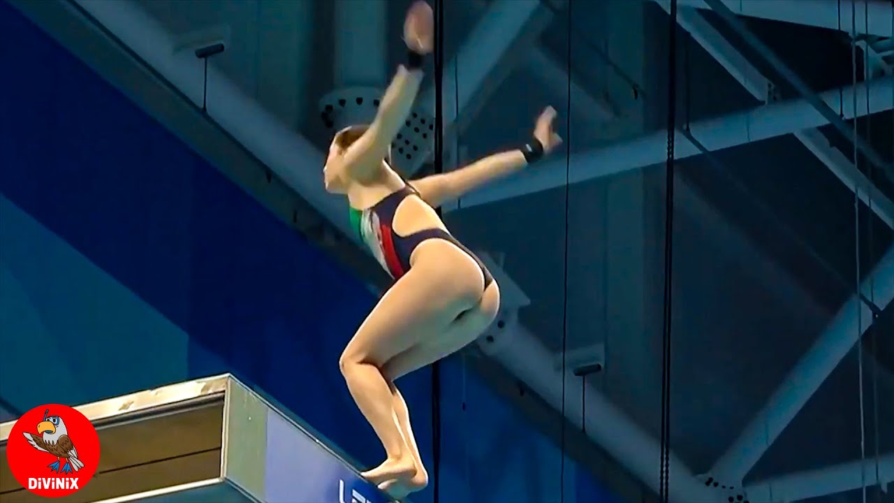 Intrigue Will Keep to The End. Best Women's Diving 10m Platform. Girls Diving #184 - YouTube