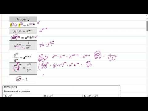 PP1.1 EXPONENTS Fundamental Skills - YouTube