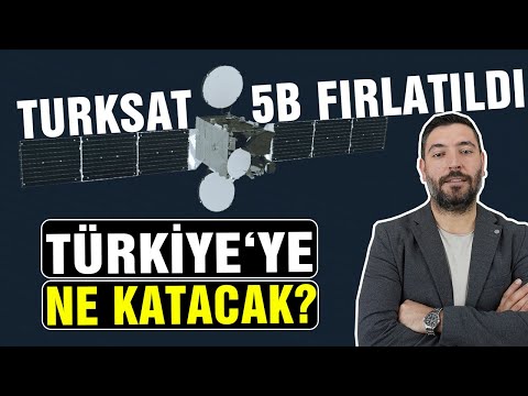 Türkiye'nin 8'inci Uydusu TURKSAT 5B Fırlatıldı