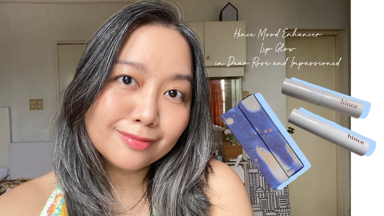 Swatching the HINCE MOOD ENHANCER LIP GLOW BALMS from their Holiday ...