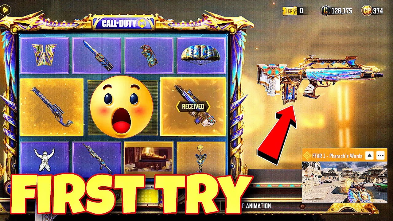 *NEW* pyramid's tomb lucky draw codm | how to get double legendary skin's in codm season 11 2023 ...