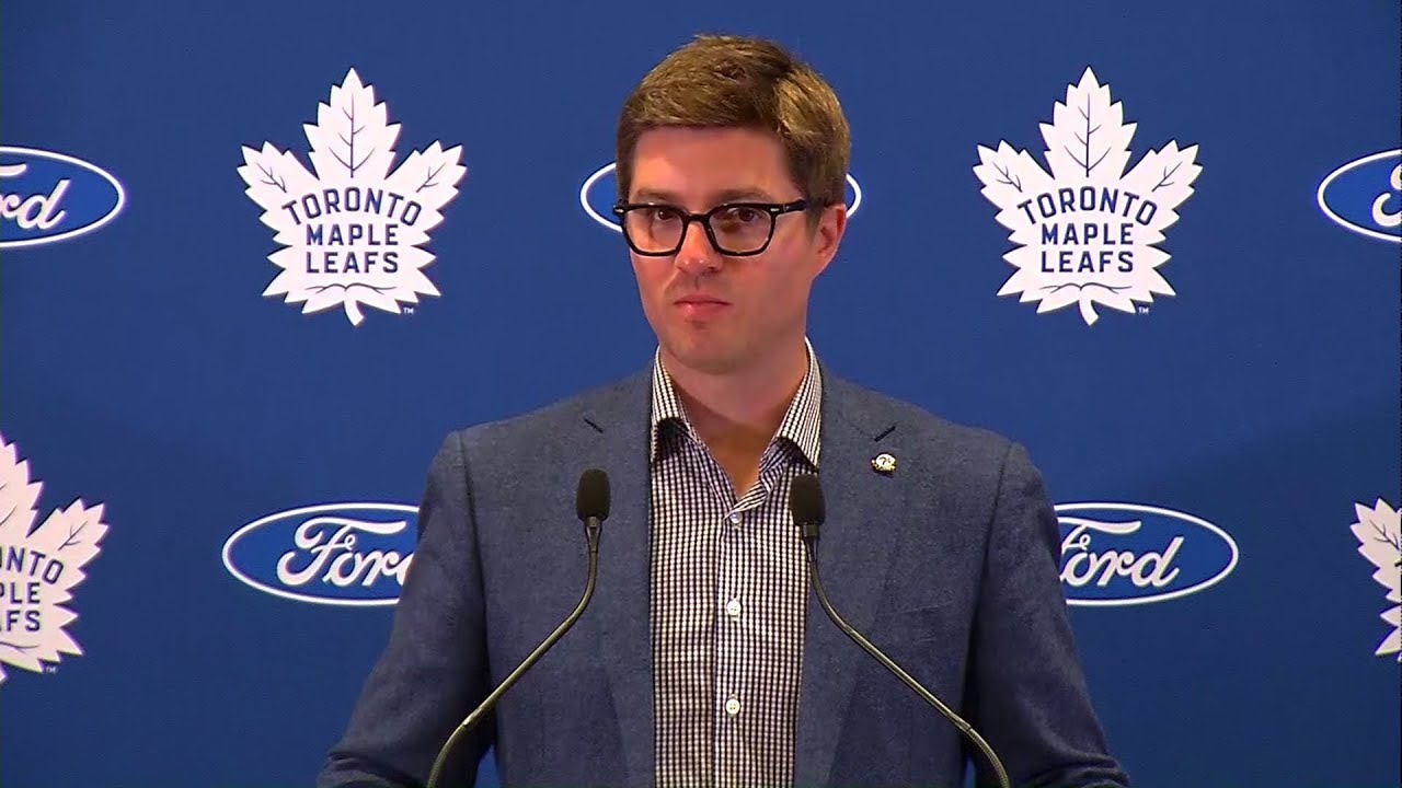 Maple Leafs Training Camp: Kyle Dubas - September 13, 2018 - YouTube