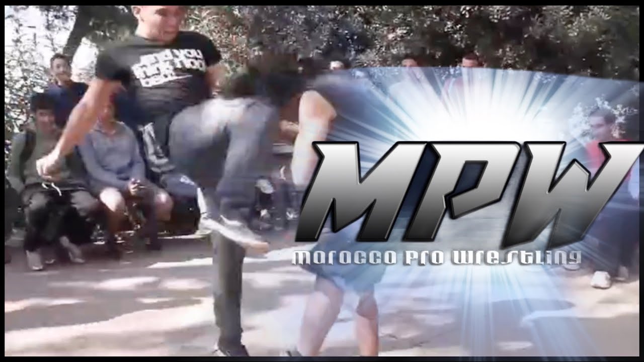 Morocco Pro Wrestling! Moroccan street wrestling from 2014 - YouTube